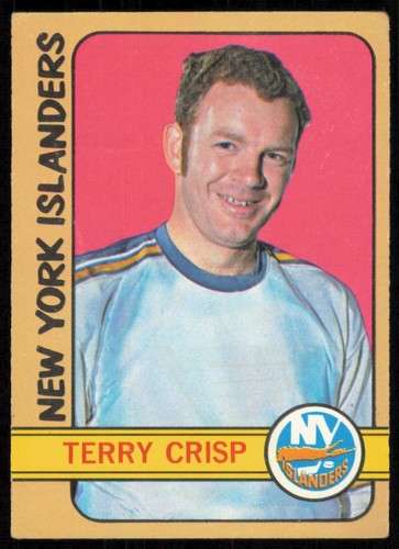 1972-73 TOPPS TERRY CRISP (B) NEW YORK ISLANDERS #103 VG/EX (Small ...