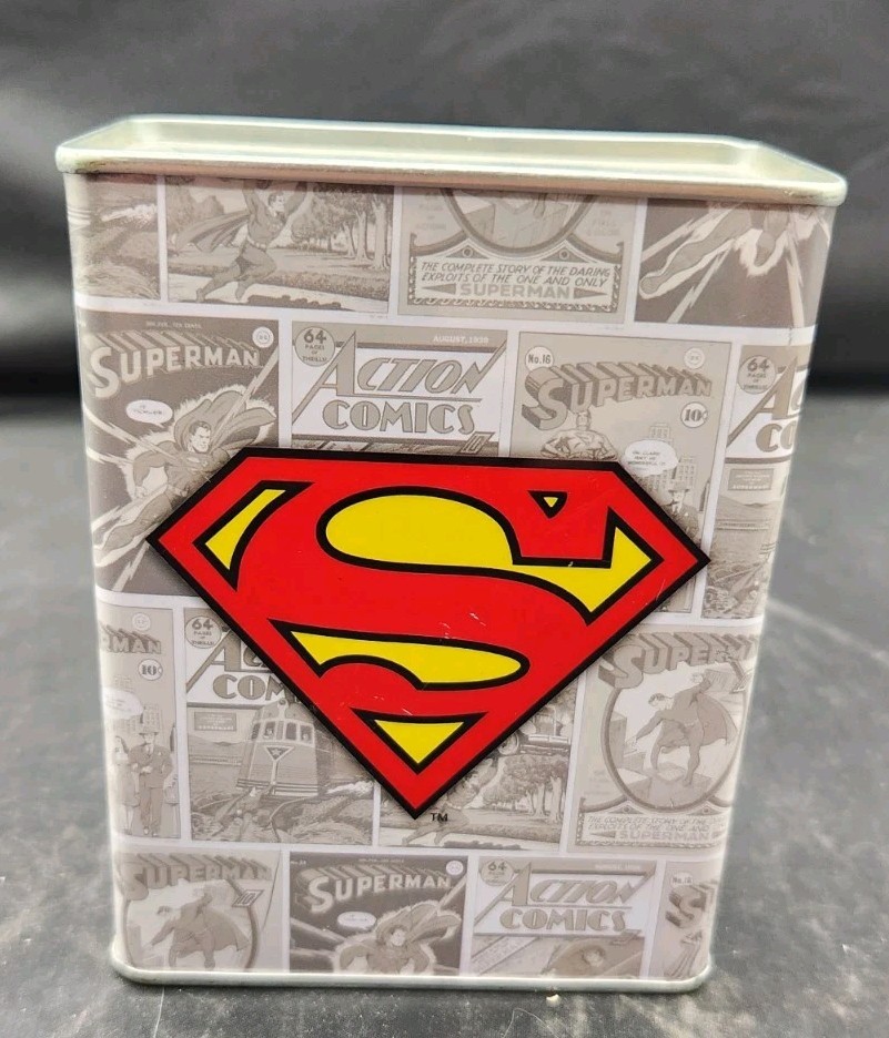 DC Comics Originals: Tin Bank / Piggy Bank - Superman | eBay