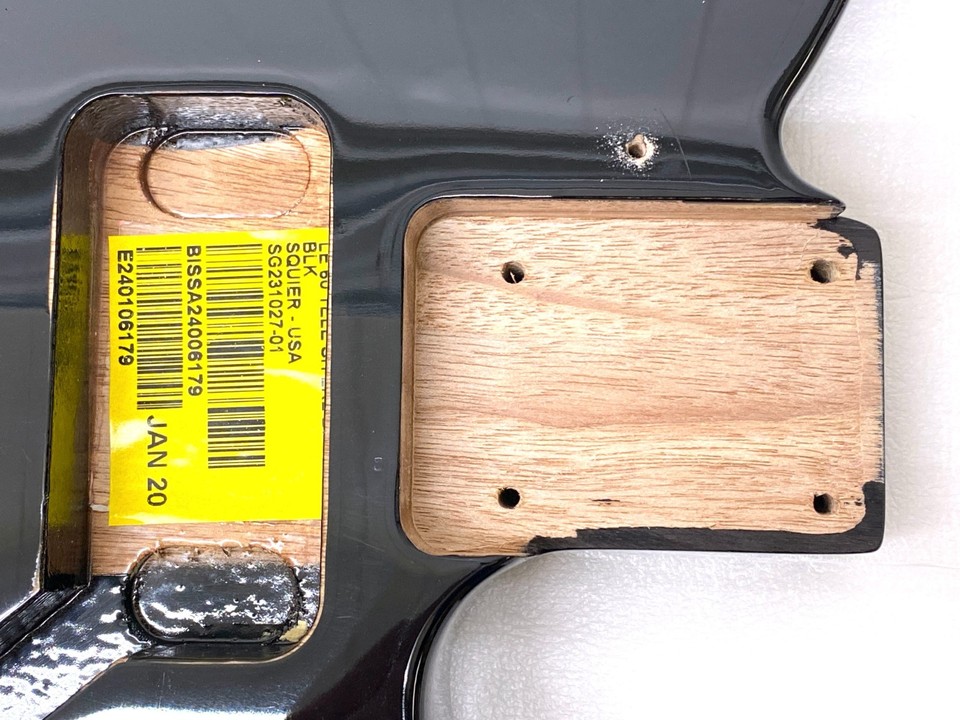 Genuine FULL THICKNESS Classic Vibe Fender Squier 60s TELE BODY w ...