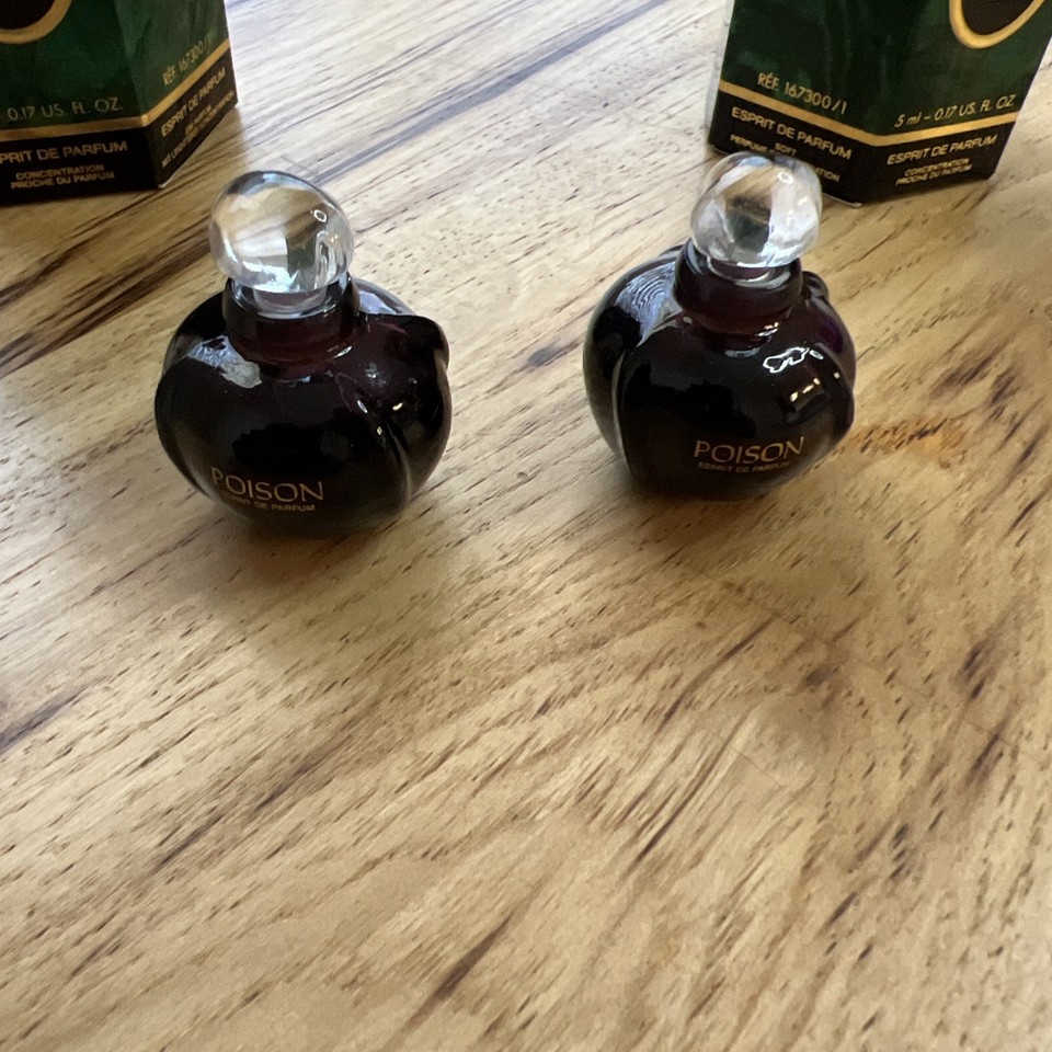 POISON CHRISTIAN DIOR 10ML EDP (FLUID) Total (two Containers 5ml Each ...