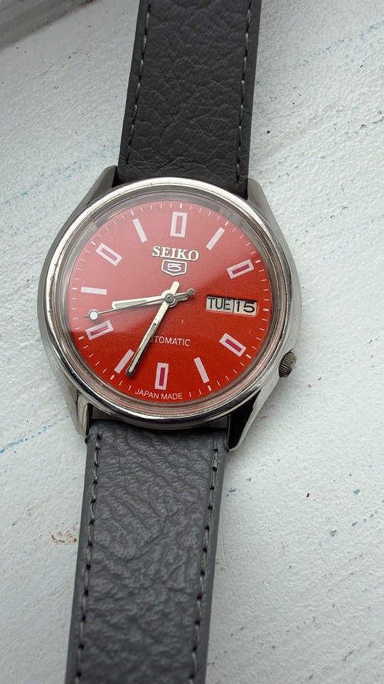 Men’s Seiko 5 Sports 7009-8782 Carrot/Orange Dial Day Date automatic ...