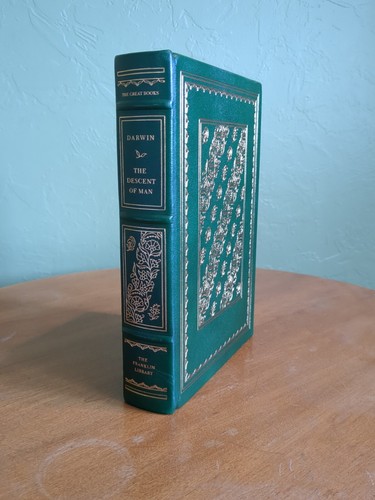 Franklin Library Great Books Western World The Descent of Man Charles ...