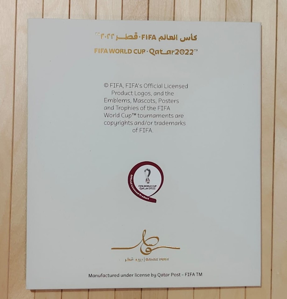 FIFA World Cup Qatar 2022 Miniature Sheet Complete Stamps in One Folder ...