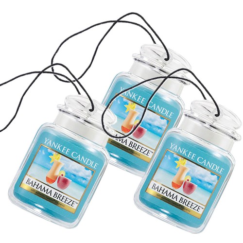 Yankee Candle Car Jar Ultimate Odor Neutralizing Air Freshener Bahama ...