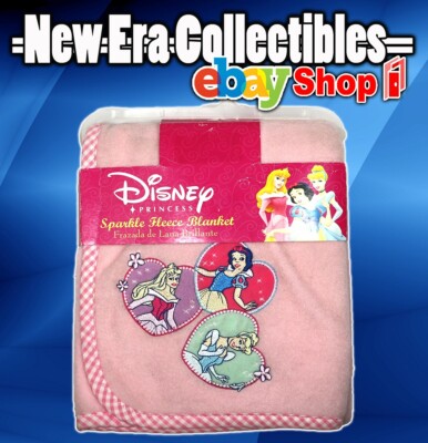 Disney Princess Sparkle Fleece Blanket 29" x 40" Throw Polyester | eBay