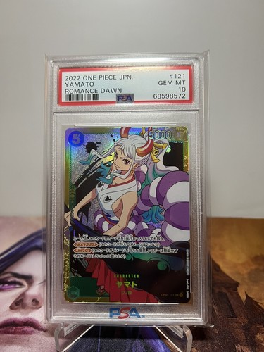 ONE PIECE Card Game - PSA 10 Yamato OP01-121 Romance Dawn Parallel Rare ...