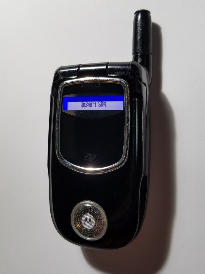 Rare Collectors Boost Black Motorola i730 PTT Chirp Flip Bleep Cell ...