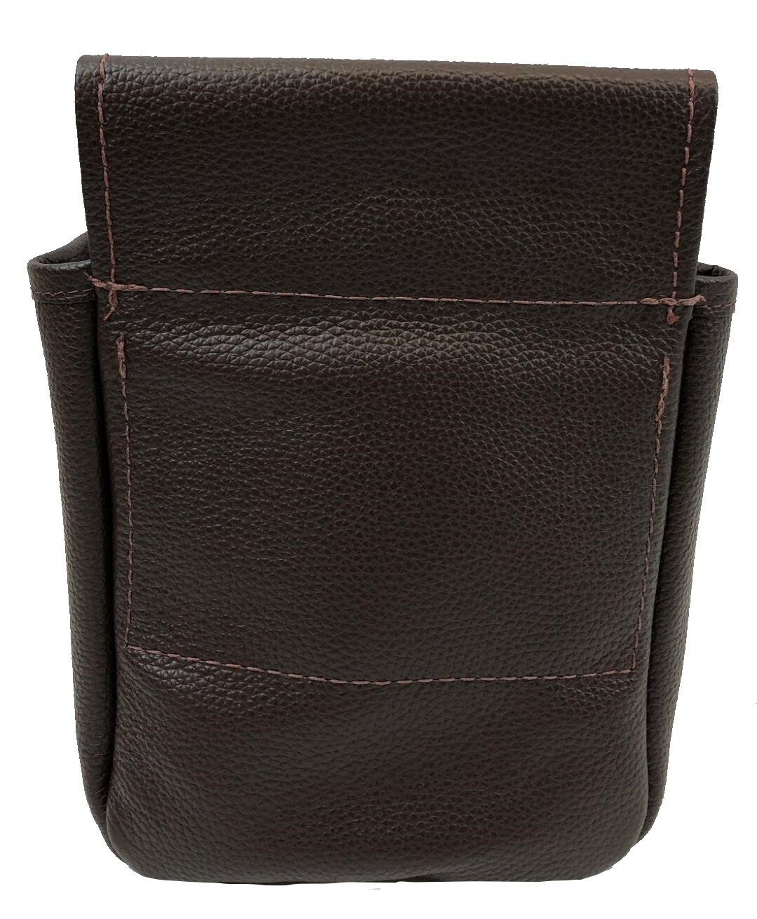 LEATHER SHOTGUN SHELL SPORTING CLAY SKEET TRAP POUCH DLX - BROWN USA ...