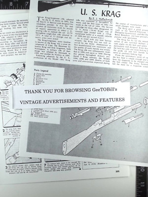 1894 1895 1896 1897 1898 1899 1900-1904 U.S. Krag rifle 80's ...