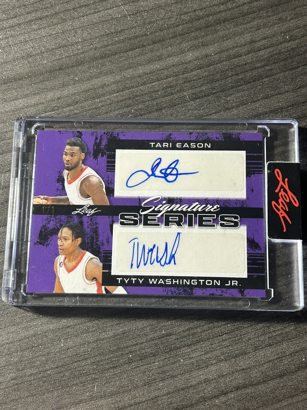 2023 Leaf Signature Series Tyty Washington Tari Eason Dual Rookie Auto ...