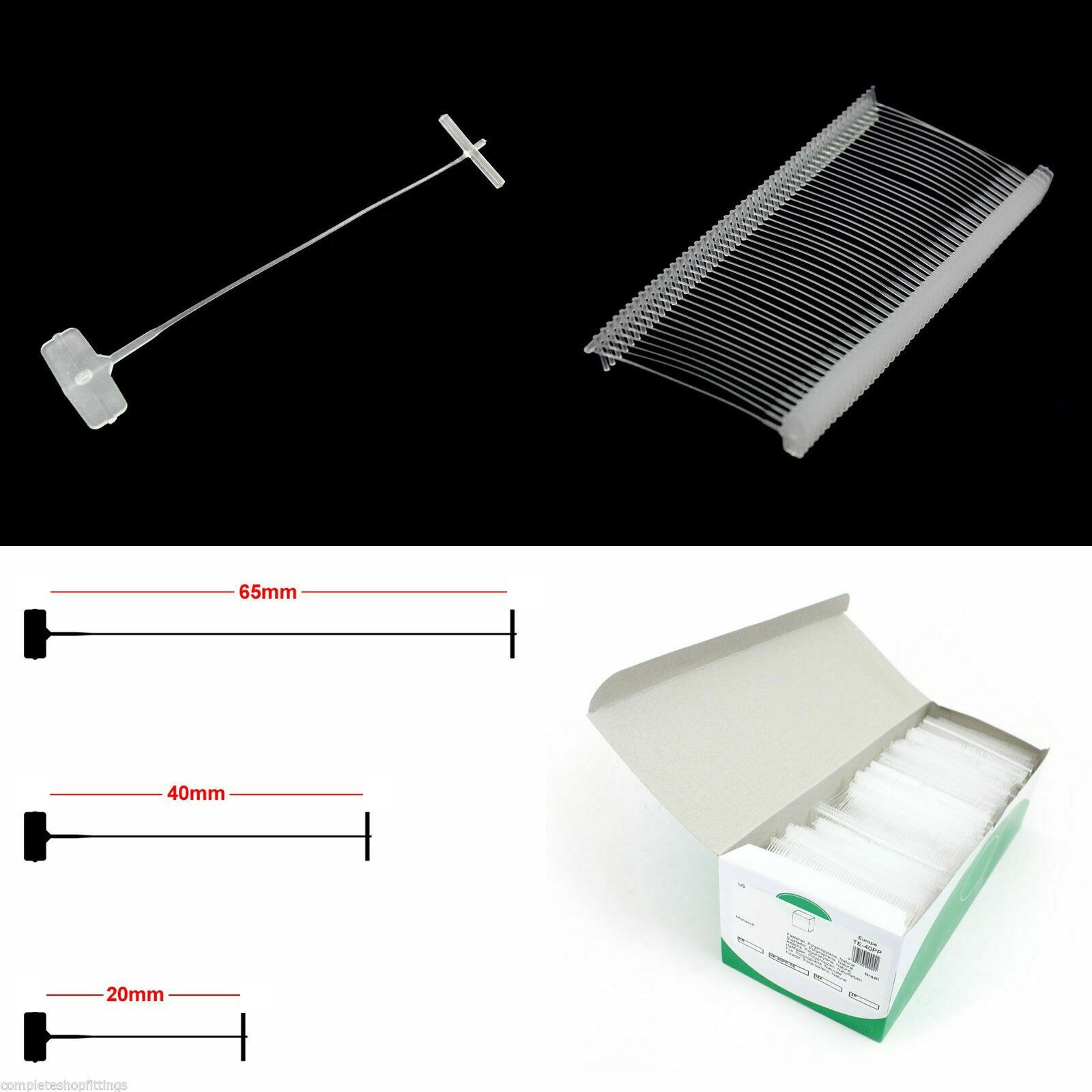 TAG EASY GENUINE TAGGING GUN STRONG BARBS TAG PINS FOR KIMBLE SET 1000 ...