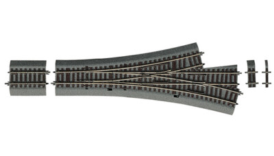 42543 Roco HO Three-Way Switch DWW 15 L. 287.5Mm With Ballast | eBay