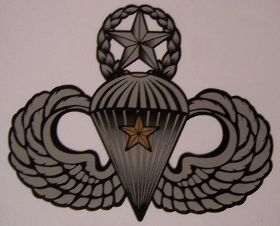 Window Bumper Sticker Military Army Combat Master 1 Jump Wings NEW ...