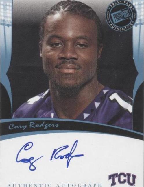 2006 Press Pass Legends - Autographs Cory Rodgers (AU, RC) for sale ...