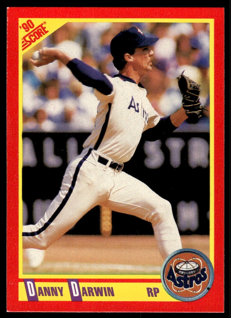 1990 Score Baseball Card Danny Darwin Houston Astros #402 | eBay