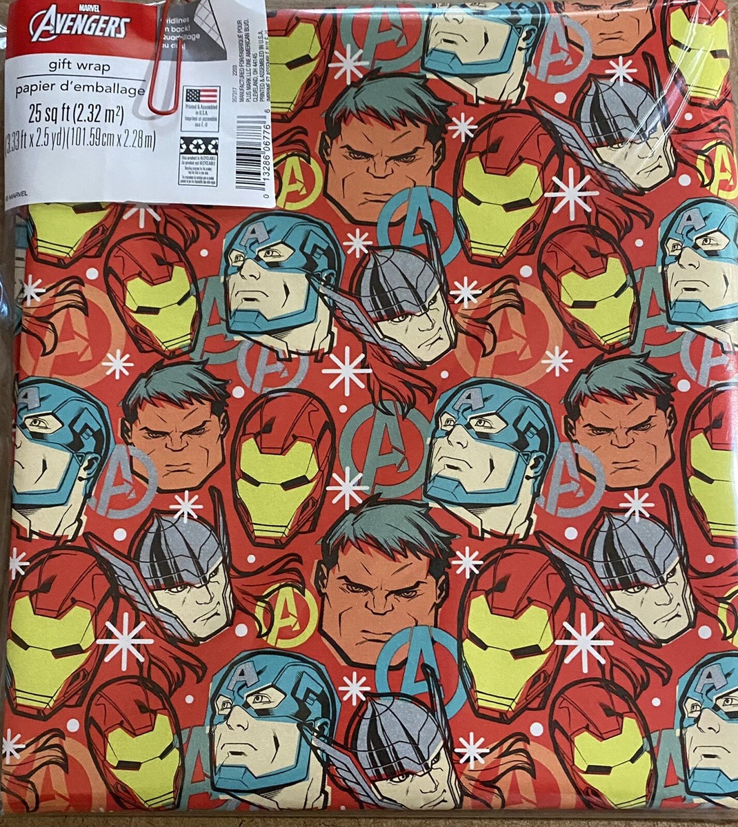 Avengers Gift Wrapping Paper