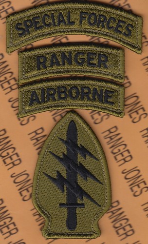 Special Forces Group Airborne Ranger SFGA ODD HOOK ~5.75" patch SF tab ...
