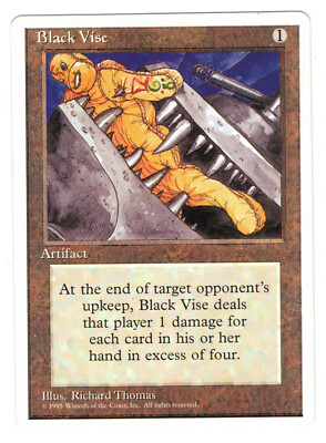 Magic-Style MTG - Black Vise - Alternate 4th Fourth Edition - Good | eBay