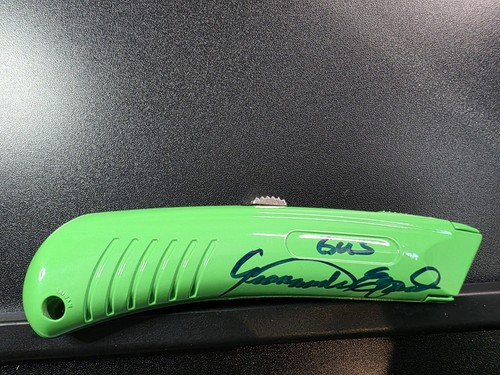 Giancarlo Esposito Breaking Bad Gus Fring Signed Boxcutter Beckett COA ...