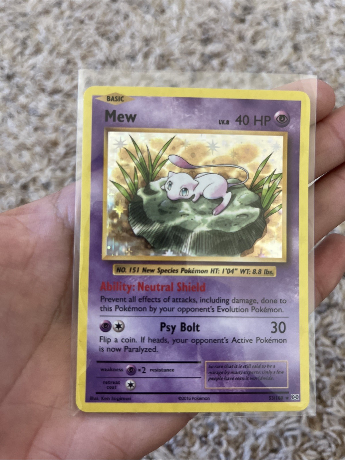 Mew 2016 XY: Evolutions #053/108 Holo Price Guide - Sports Card Investor