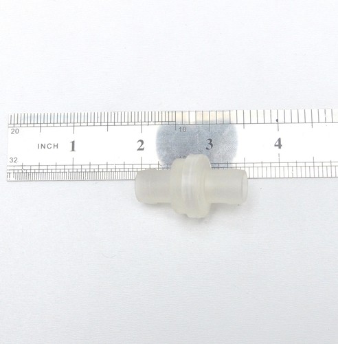 12 mm Hose ID Barbed Check Valve Plastic One Way Water Oil Gas Air ...
