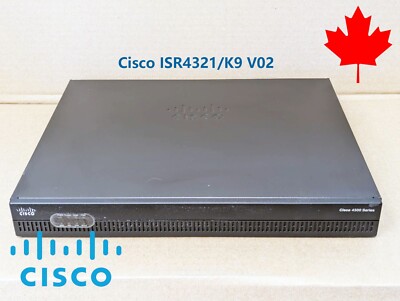 Cisco 4300 Series ISR4321/K9 Integrated Services Router w/o power ...