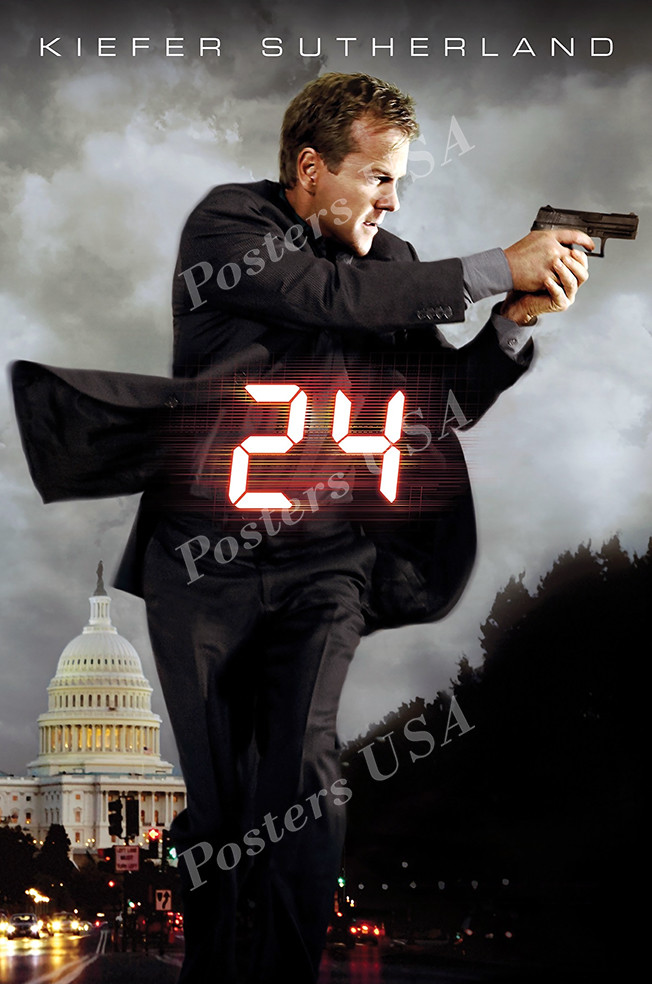 Kiefer Sutherland 24 Poster