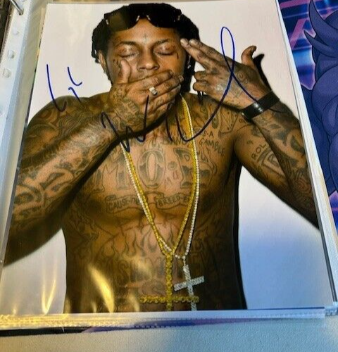 LIL WAYNE 8X10 PHOTO AUTOGRAPHED SIGNED MUSIC RAPPER Hip Hop Legend! | eBay