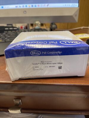 PALL 66609 Nylaflo Nylon Membrane Disc Filter - 0.45 µm, 90 mm (100 ...