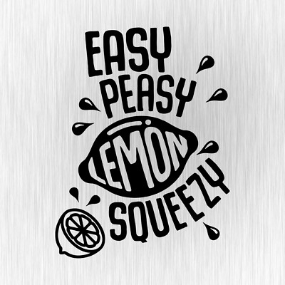 Easy Peasy Lemon Squeezy TWD Negan Nero Auto Vinile Decalcomania ...