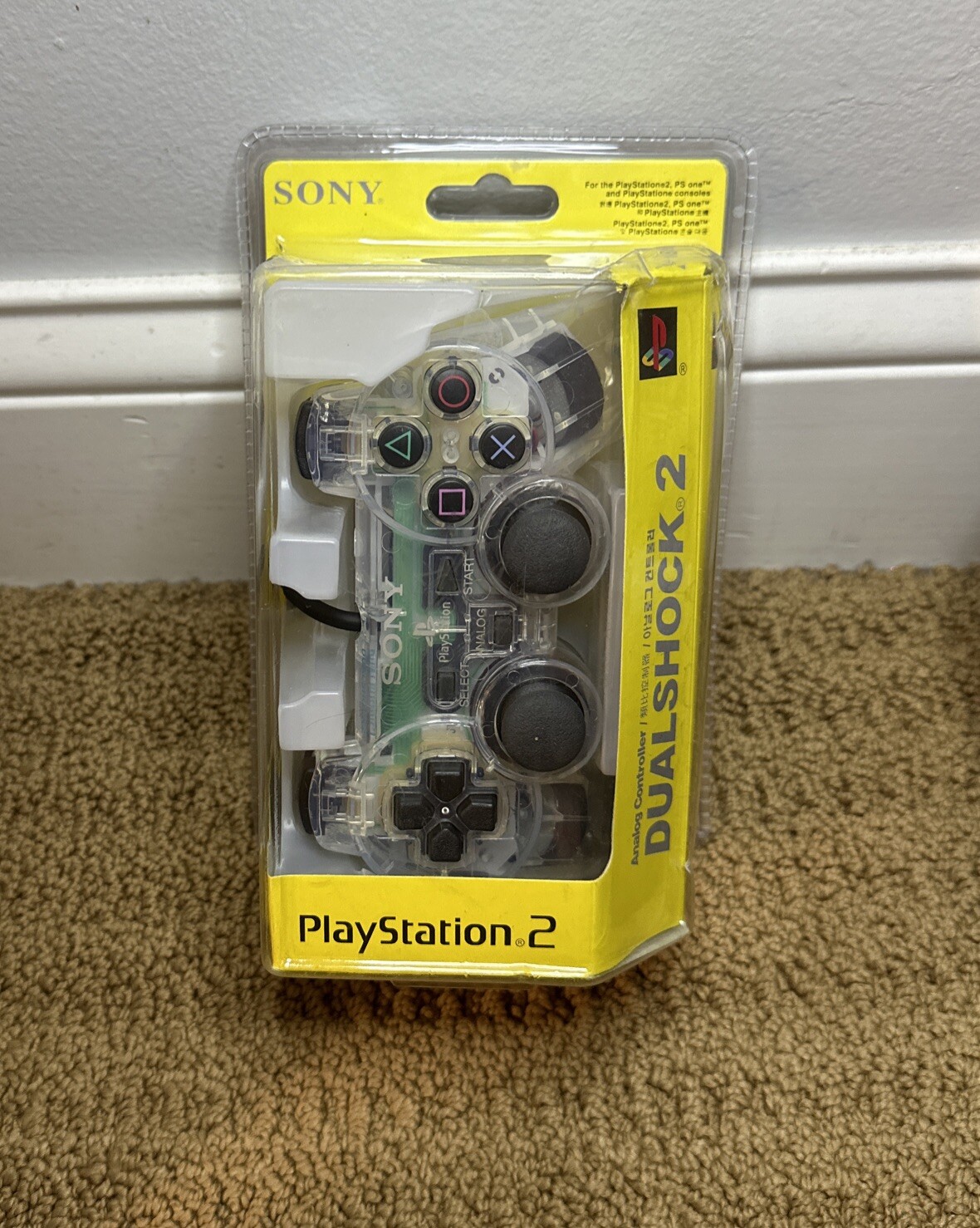 PS2 Dualshock Clear Crystal Controller NEW SEALED RARE Sony | eBay