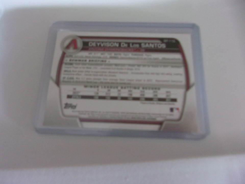 2023 Bowman Paper Base #BP-116 Deyvison De Los Santos - Arizona ...