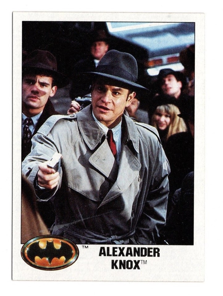 Robert Wuhl Alexander Knox Batman Autographed Hand Signed Trading Card ...