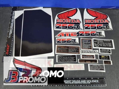 Honda ATC 250R DECAL Sticker FITS 1985 1986 85 86 Custom Color Fenders ...