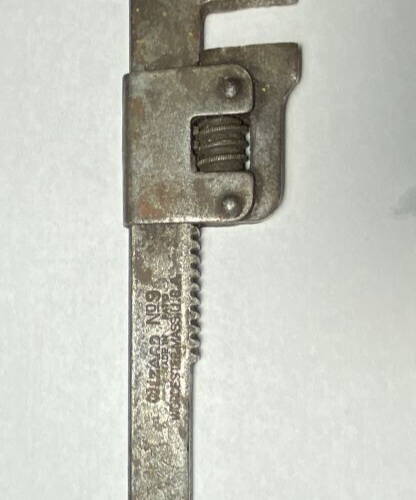 Vtg WIZARD NO. 9 Pat'd Adjustable Wrench. Made in Worcester, Mass. U.S ...