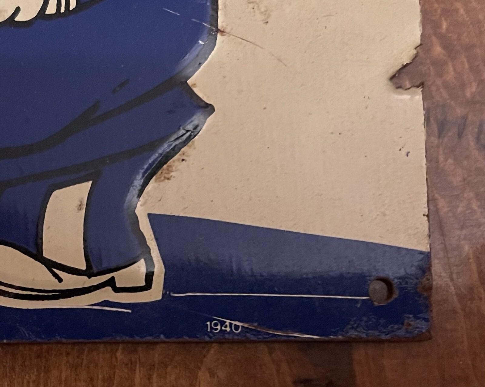 Pepsi Cola Embossed Advertising Sign Police Drinking Pepsi 1940 | eBay