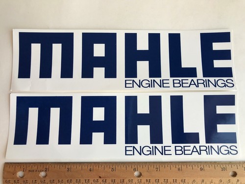 MAHLE Engine Bearings NASCAR fender Drag Racing decal stickers 2 Lot ...