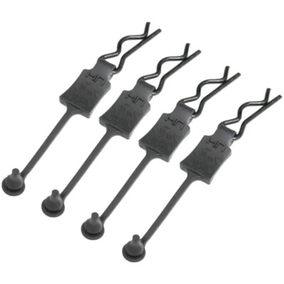 Hot Racing BWP39E01 Silicone Rubber BODY CLIP RETAINERS 1/8 (4) Black ...