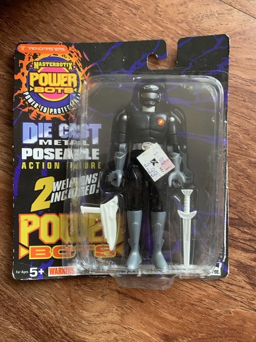Trendmasters Masterbotix Power Bots Black Figure 1994 New Figure | eBay