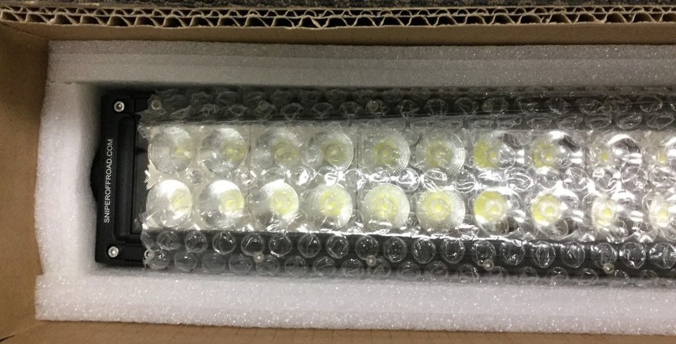 New Sniper Offroad Double Row 32" LED Light Bar Truck Vehicle Fog ...