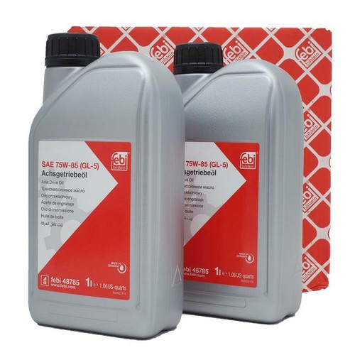 Febi Bilstein 48785 Achsgetriebeöl Öl gelb 75W-85 2 Liter 235.7 für ...