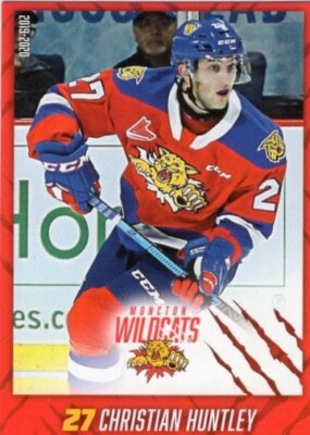 Christian Huntley 2019-20 Moncton Wildcats | eBay