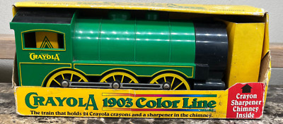 Crayola 1903 Color Line Railroad Train Engine Crayon Holder W ...