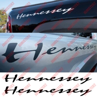 2X Hennessey Decal for Dodge Camaro Chevy Trucks Car Window Windshield ...