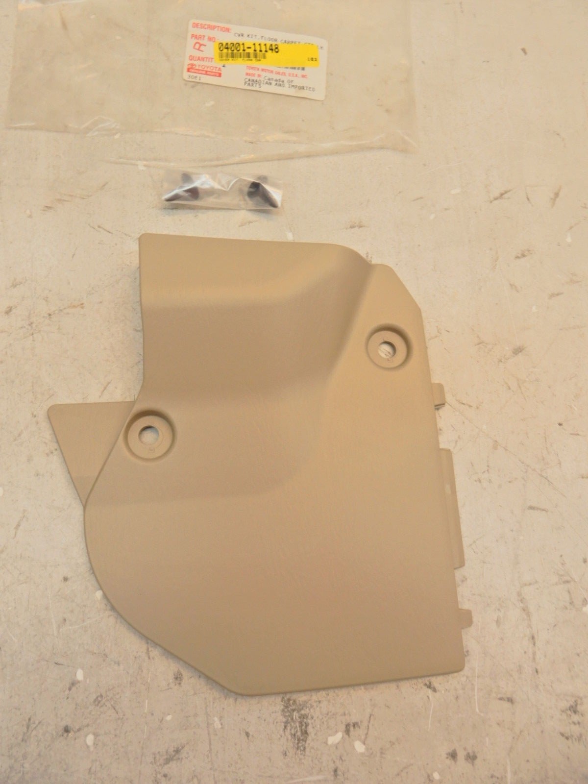 Toyota Lexus OEM Floor Carpet Cover Piece 04001-11148 | eBay