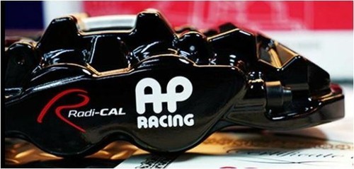 AP Racing BBK RADI-CAL CP8530 BLACK 4POT CALIPER BRAKE KIT FOR WRX STi ...