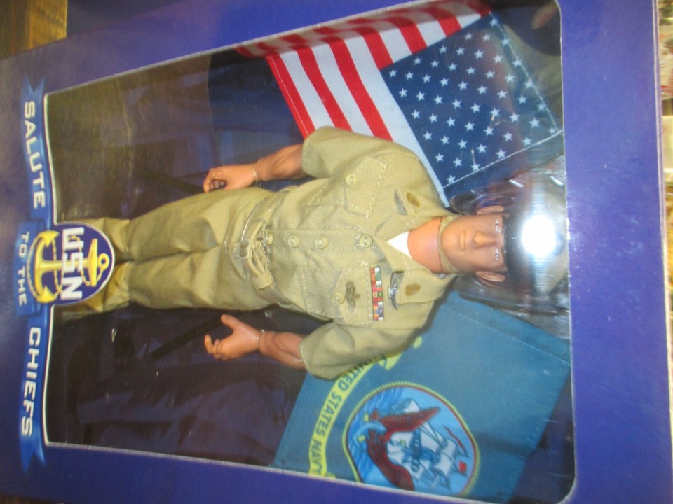 GI Joe Salute To The Chiefs USN Navy Sailor New In Box Action Figure | eBay