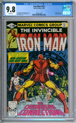 Iron Man 141 CGC Graded 9.8 NM/MT White Pages Marvel Comics 1980 | eBay