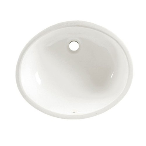 American Standard 0497.300 White Ovalyn 19" Undermount Porcelain ...