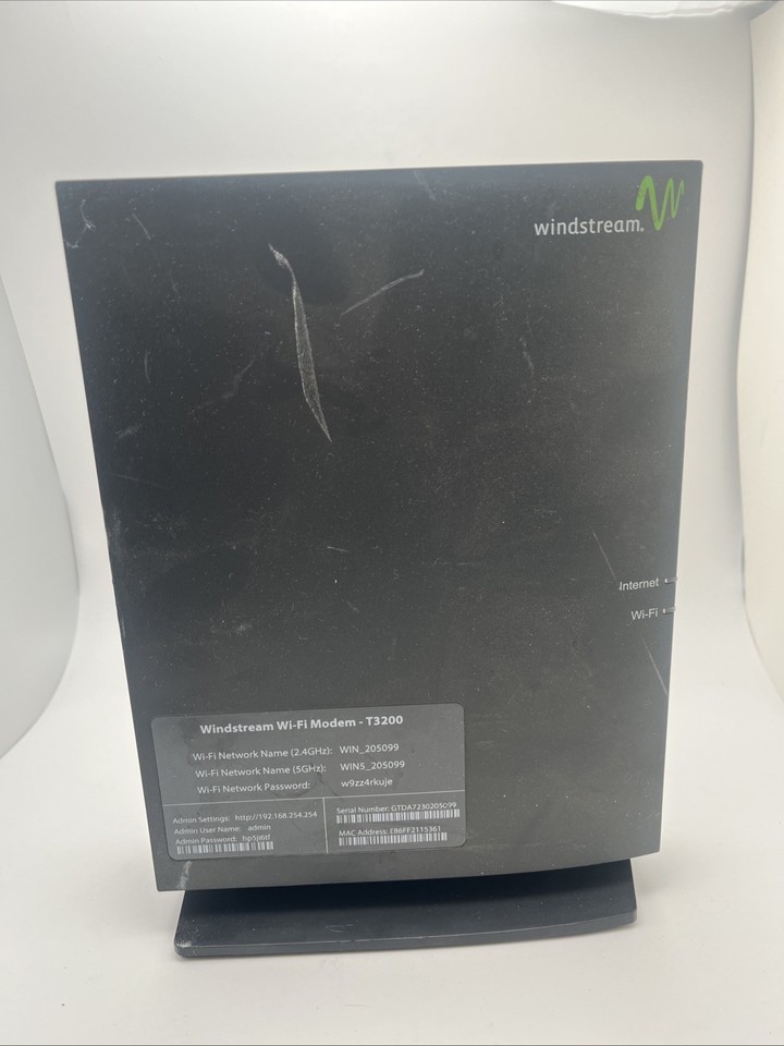 WINDSTREAM Wi-Fi modem T3200 Bonded VDSL2 Wireless AC Gateway Router | eBay